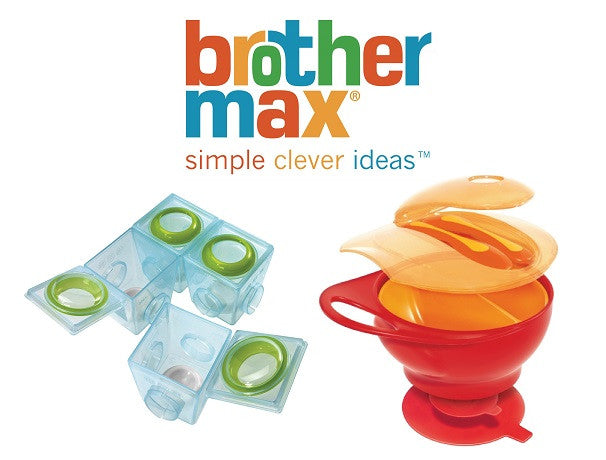 Brother Max Bundle of 2nd Stage Weaning Pots and Easy Hold Weaning Bow ...